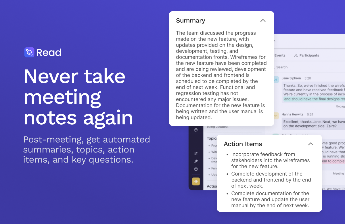 Automated Meeting Reports Transcripts Notes Video Coaching